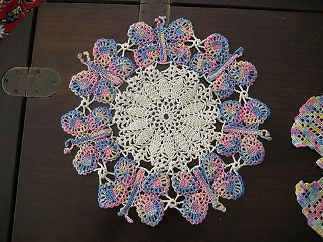 Ravelry: Butterfly Doily pattern by American Thread Company