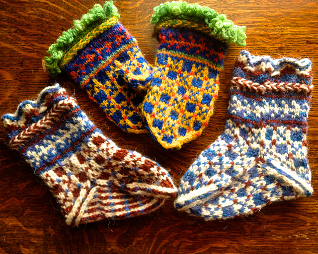Ravelry: Latvian Mittens and Socks pattern by Martha Marques