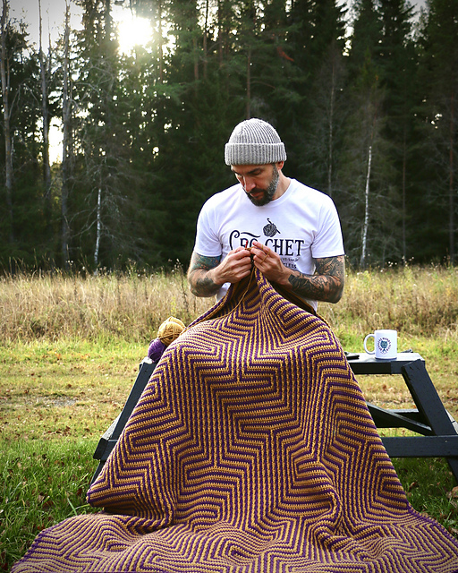 Ravelry: The “Heinz” blanket pattern by Martin Up North