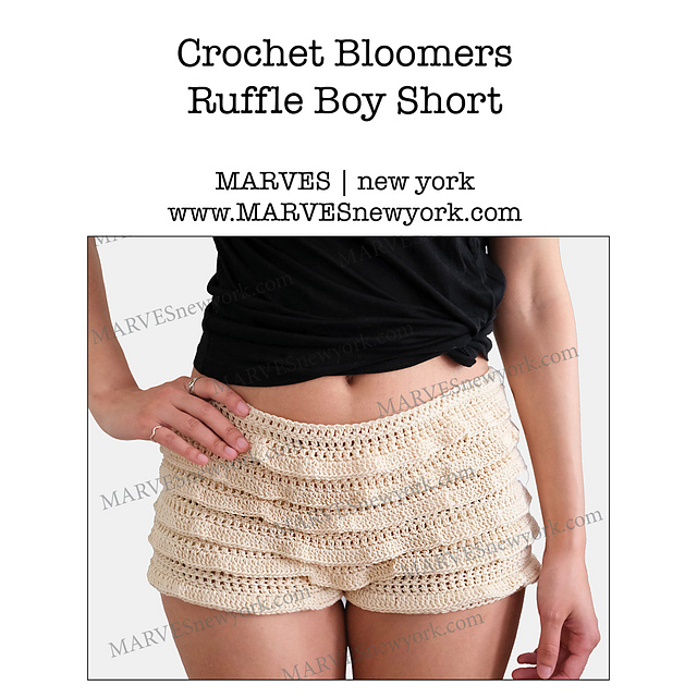 Ravelry: Micro Ruffle Bloomers pattern by MARVES new york