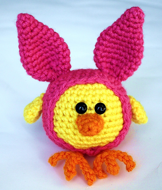 Ravelry: Chick in Bunny Costume pattern by Mary Smith