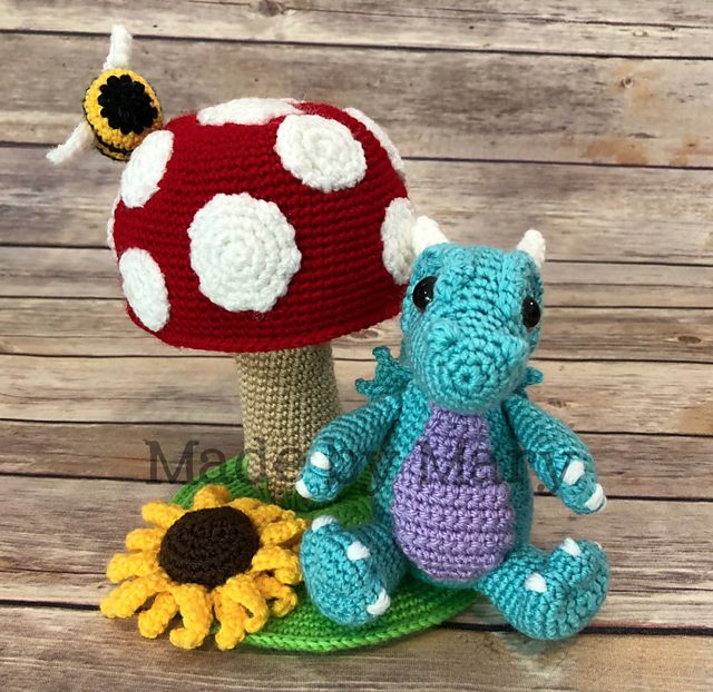 Ravelry: Dragon and Toadstool Amigurumi pattern by Mary Smith