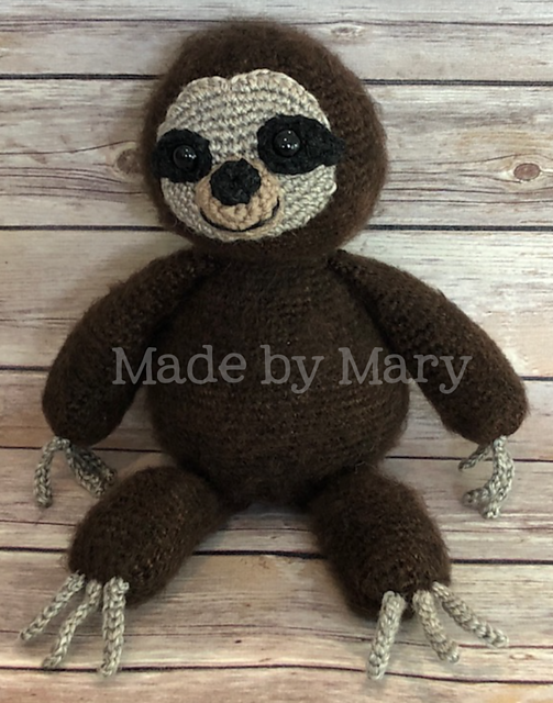 Ravelry: Sloth Amigurumi pattern by Mary Smith