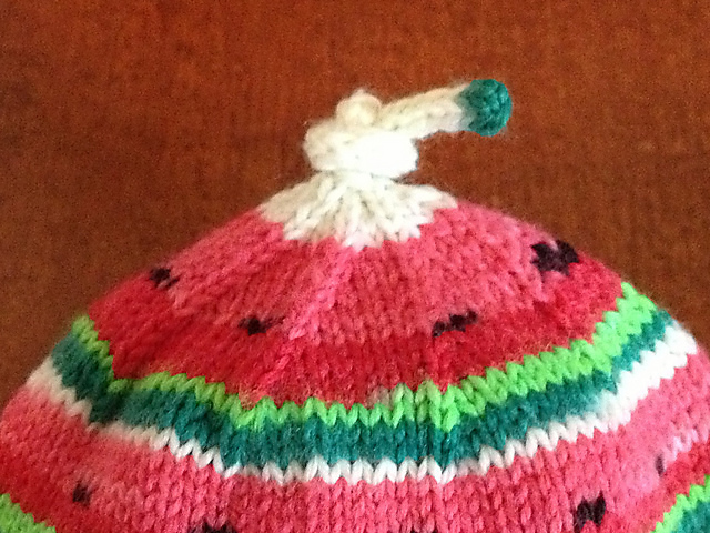 Ravelry: Good Watermelon Baby Hat pattern by Mary Anna Yram