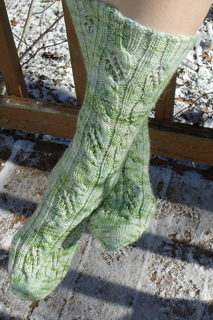Ravelry: Step Into Spring Socks pattern by Mary E Rose
