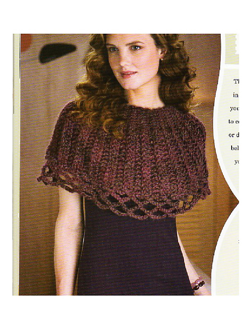 Ravelry: Basic Capelet pattern by Mary Jane Hall