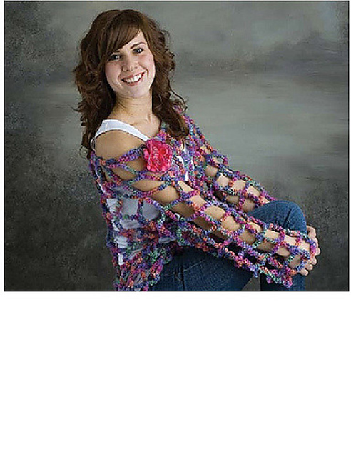 Ravelry: Fishnet Sweater pattern by Mary Jane Hall