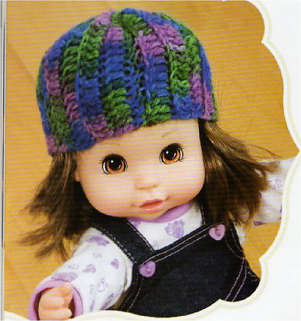 Ravelry: Skull Cap for 18" Doll pattern by Mary Jane Hall