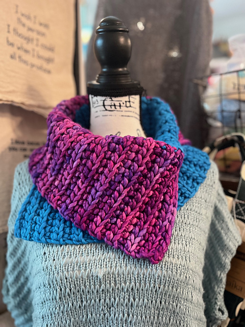 Ravelry: Reversible Crochet Split Cowl pattern by Hannah Stoudt