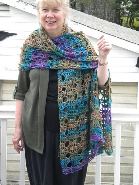 Ravelry: Openwork Shawl pattern by Edita Ostrova