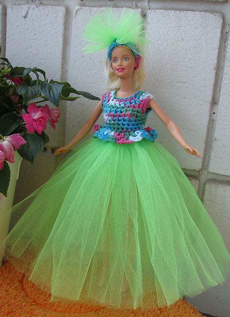 Ravelry: Tutu Dress for Barbie pattern by Maria Wall