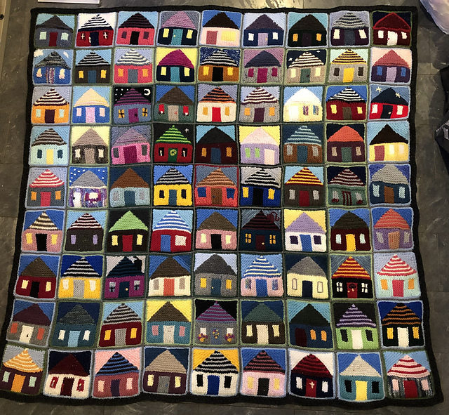 Ravelry: marywestland's Safe at Home Potholder Quilt