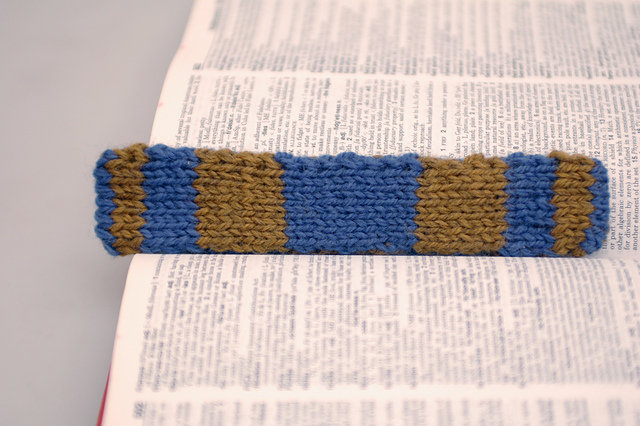 Ravelry: Double-Knit Fibonacci Boomark pattern by Lara Neel