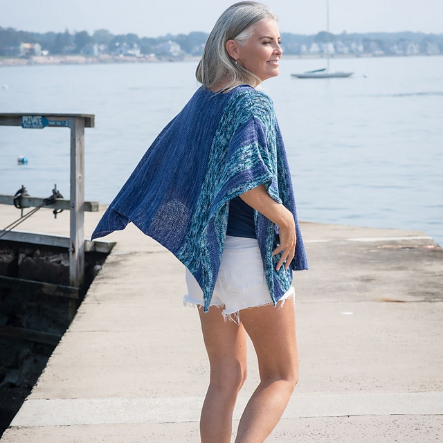 Ravelry: Newport Clambake Poncho pattern by Rosann Fleischauer