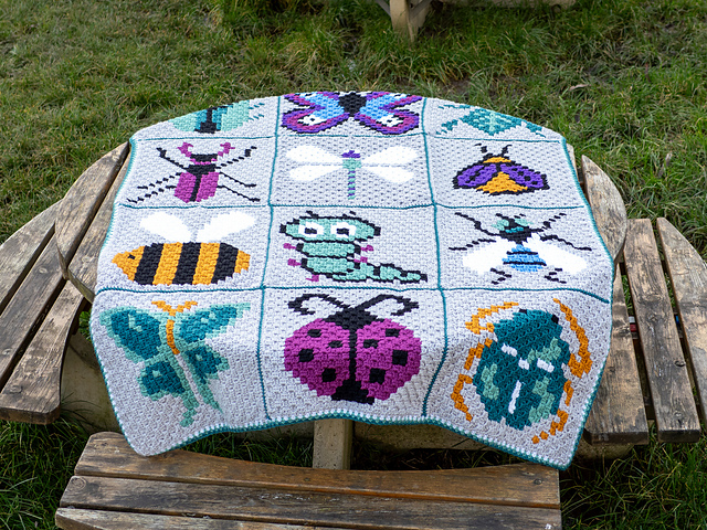 Ravelry: Carl the Caterpillar C2C Chart pattern by Maytina Shank