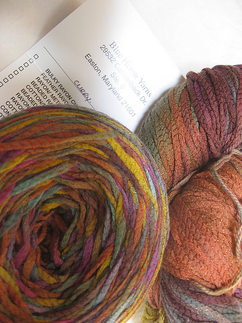 Ravelry: Blue Heron Cotton Rayon Woven Ribbon