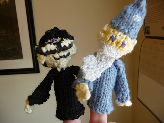 Ravelry: Knitted Potter Puppet Pals: Harry and Dumbledore pattern by ...
