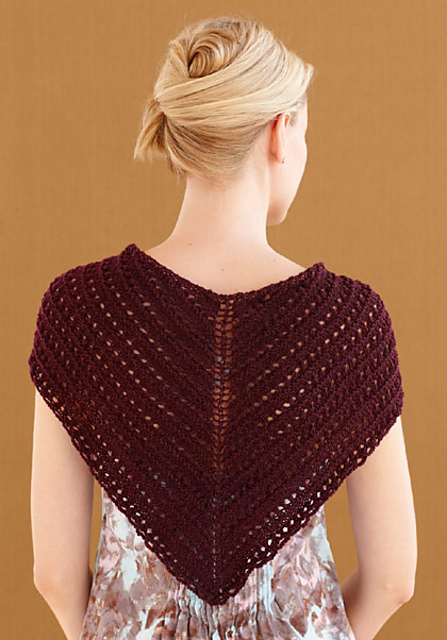 Ravelry: Sweetheart Shawl pattern by Lion Brand Yarn