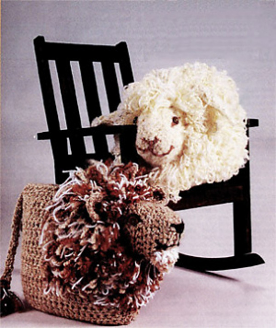 Ravelry: Lion & Lamb Pillows: Lion pattern by Lion Brand Yarn
