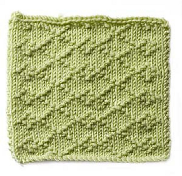 Ravelry: Small Diamond Brocade pattern by Vogue Knitting