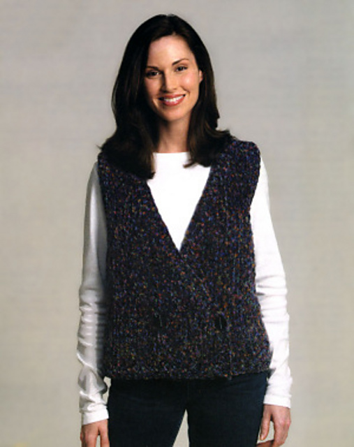 Ravelry: Double-Breasted Vest pattern by Lion Brand Yarn