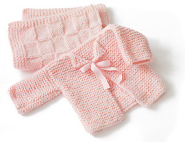 Ravelry: Glamour-Baby's First Cardigan pattern by Lion Brand Yarn