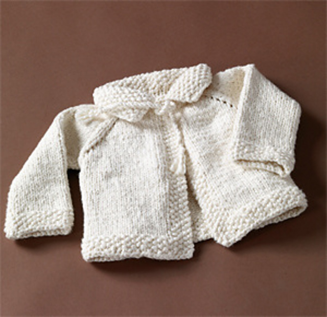Ravelry: Naturally Nice Baby Sweater pattern by Lion Brand Yarn