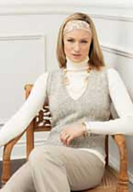 Ravelry: V-Neck Vest pattern by Patons