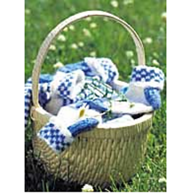 Ravelry: Child's Gingham Cuffed Socks pattern by Patons