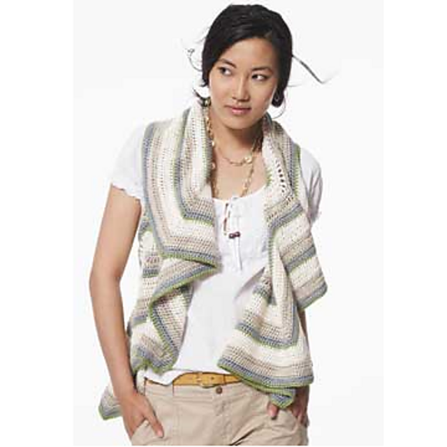 Ravelry: Radiant Ripple Vest pattern by Patons