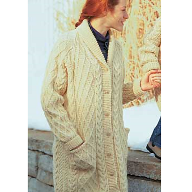 Ravelry: Shawl-Collar Jacket (Adults) pattern by Patons