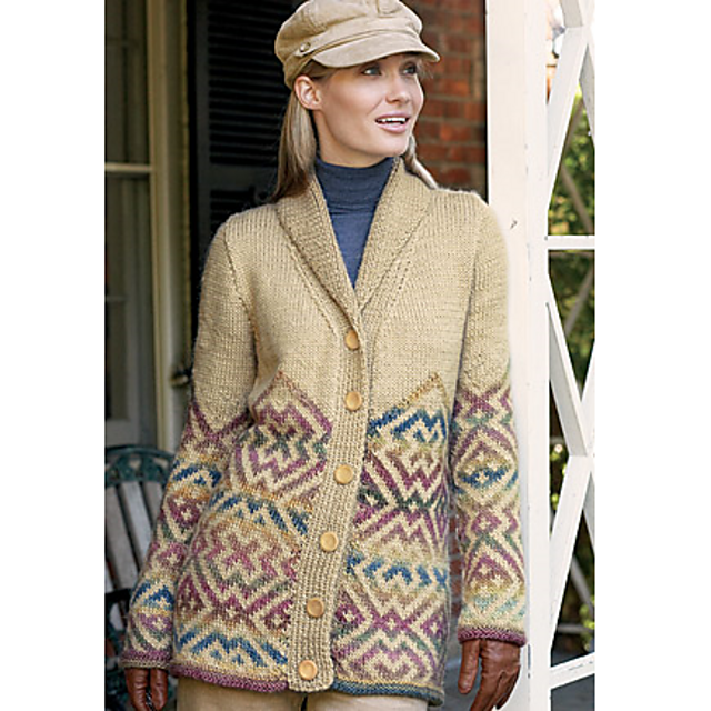 Ravelry: Fair Isle Jacket pattern by Patons