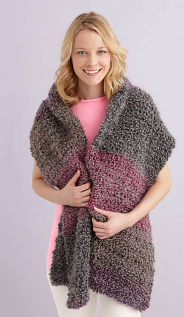 Ravelry: Lush Stripes Shawl pattern by Lion Brand Yarn