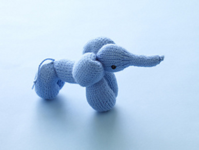 Ravelry: Elephant Balloon Animal pattern by Lion Brand Yarn