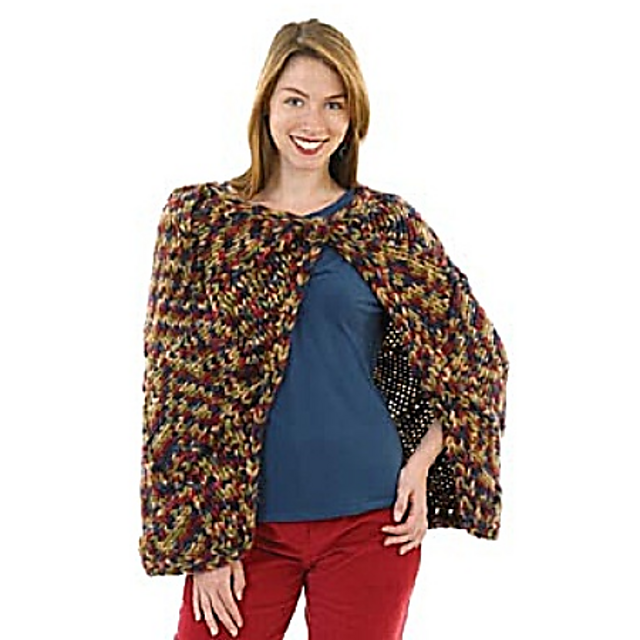 Ravelry: Woven Capelet pattern by Lion Brand Yarn