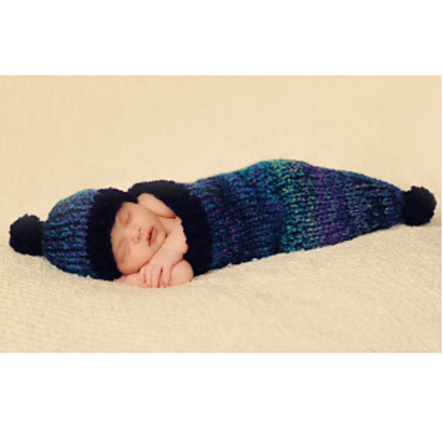 Ravelry: Lullaby and Goodnight Baby Cocoon and Hat Set pattern by ...