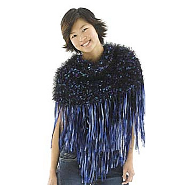 Ravelry: Mix and Match Stole / Poncho pattern by Lion Brand Yarn
