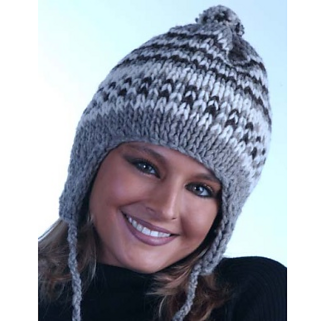 Ravelry: Loom-Knit Earflap Hat pattern by Authentic Knitting Board