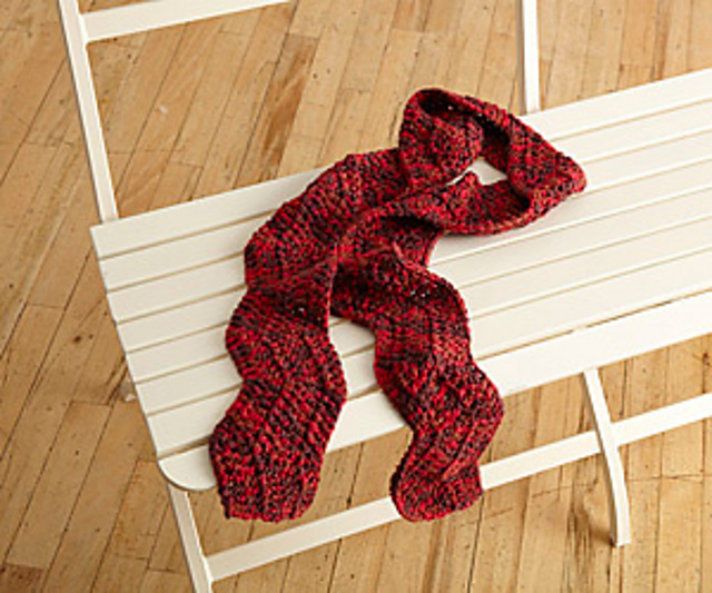 Ravelry: Color Print Ripple Scarf pattern by Lion Brand Yarn