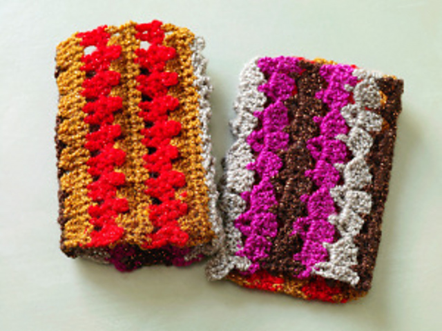 Ravelry: Picot Cuffs pattern by Lion Brand Yarn