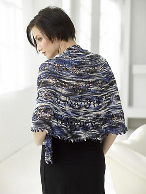 Ravelry: Seashell Shawl #L30242 pattern by Lion Brand Yarn