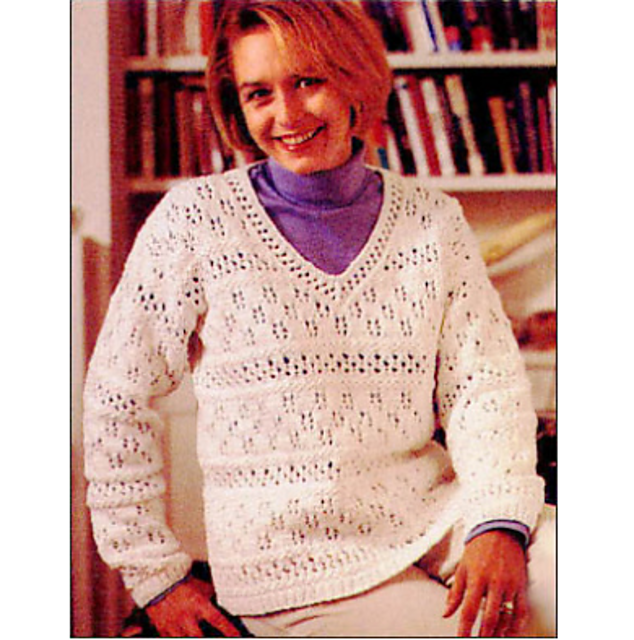 Ravelry: Openwork Tunic Top pattern by Lion Brand Yarn