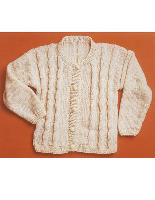Ravelry: Child's Cabled Cardigan pattern by Nancy J. Thomas and Ilana ...