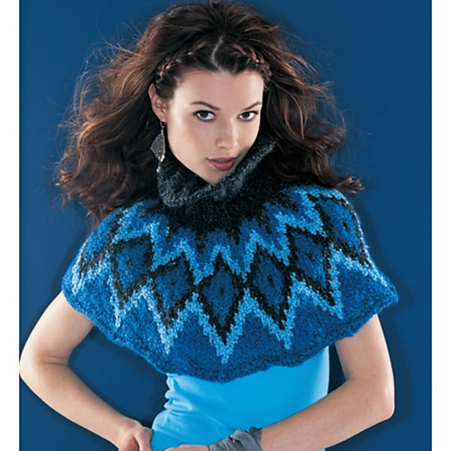 Ravelry: #07 Iceland Capelet pattern by Gayle Bunn