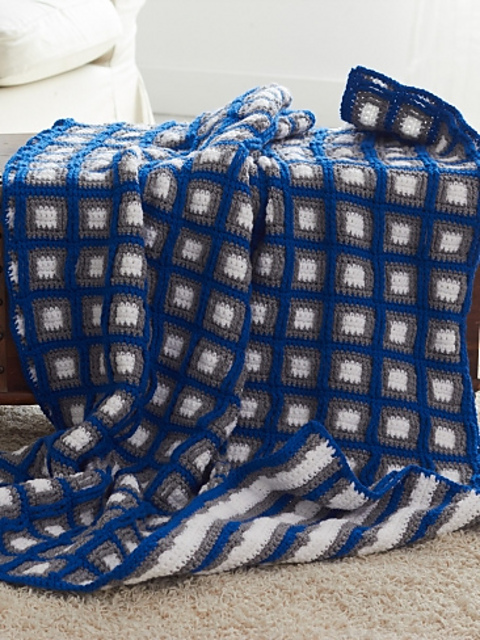 Ravelry: Fair and Square Afghan pattern by Caron Design Team