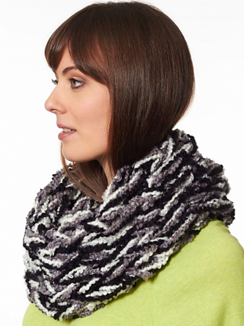 Ravelry: Arm Knit Cowl: Bernat Soft Boucle pattern by Bernat Design Studio