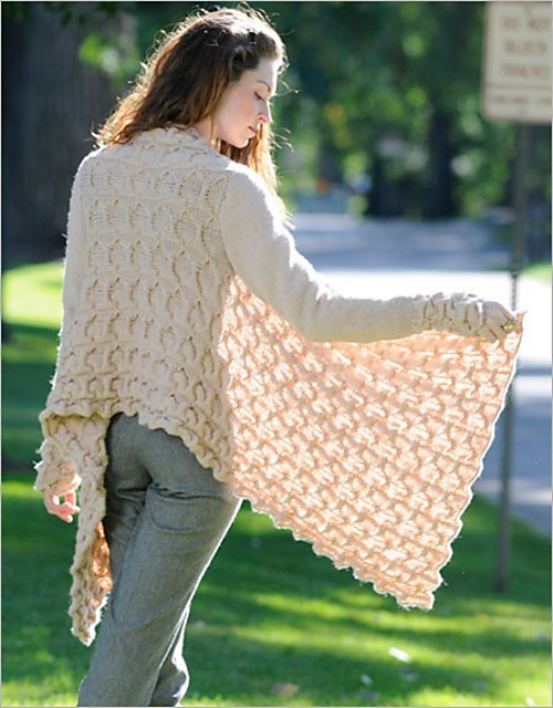 Ravelry: Meriwether Wrap Jacket pattern by Andrea Babb