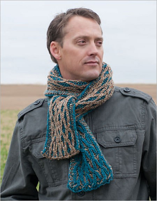 Ravelry: Raised Wale Scarf pattern by Lily M. Chin