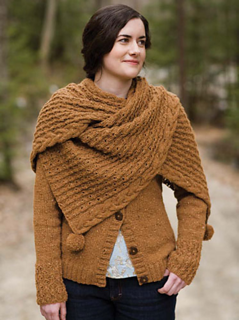 Ravelry: Noisette Wrap pattern by Berroco Design Team