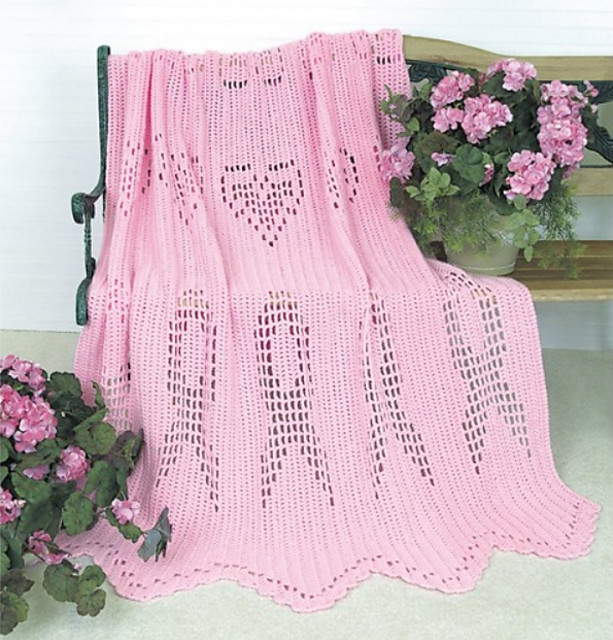 Ravelry: Cancer Awareness Afghan (Crochet) pattern by Mary Maxim